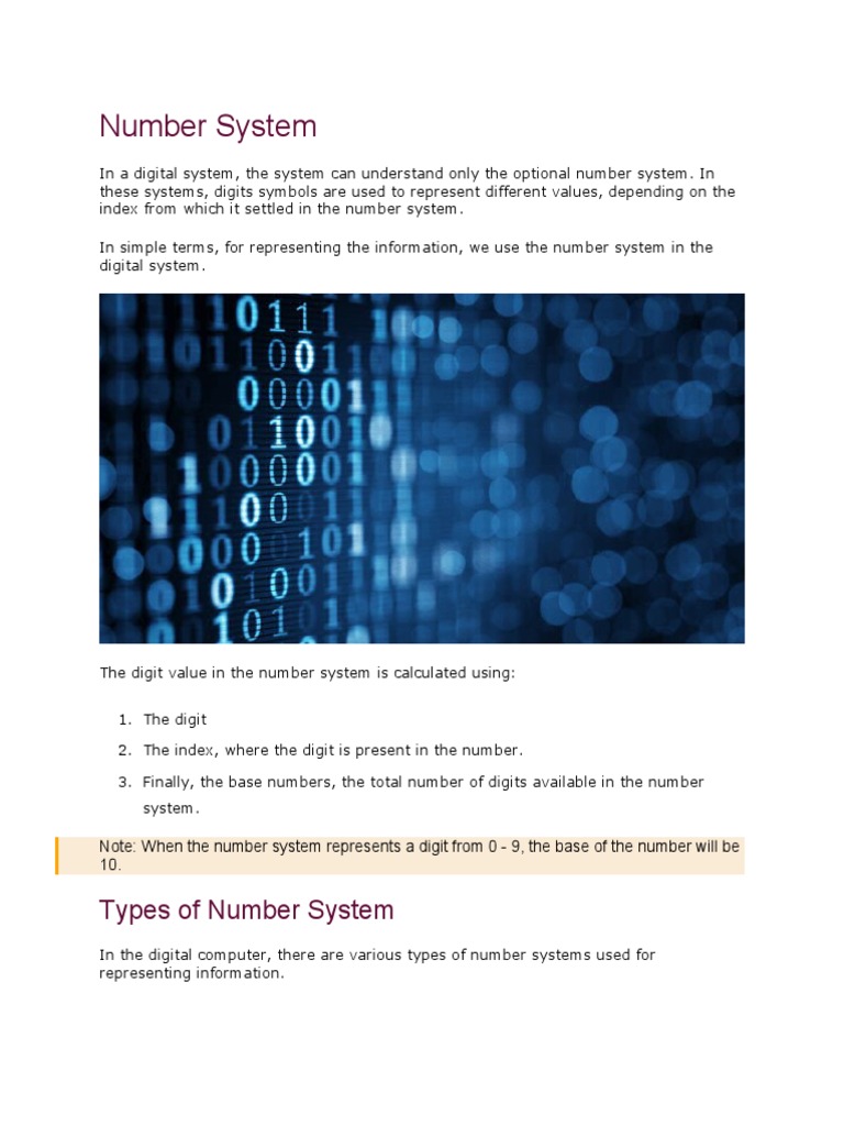 Unit2 - Number System | PDF | Elementary Mathematics | Theory Of Computation