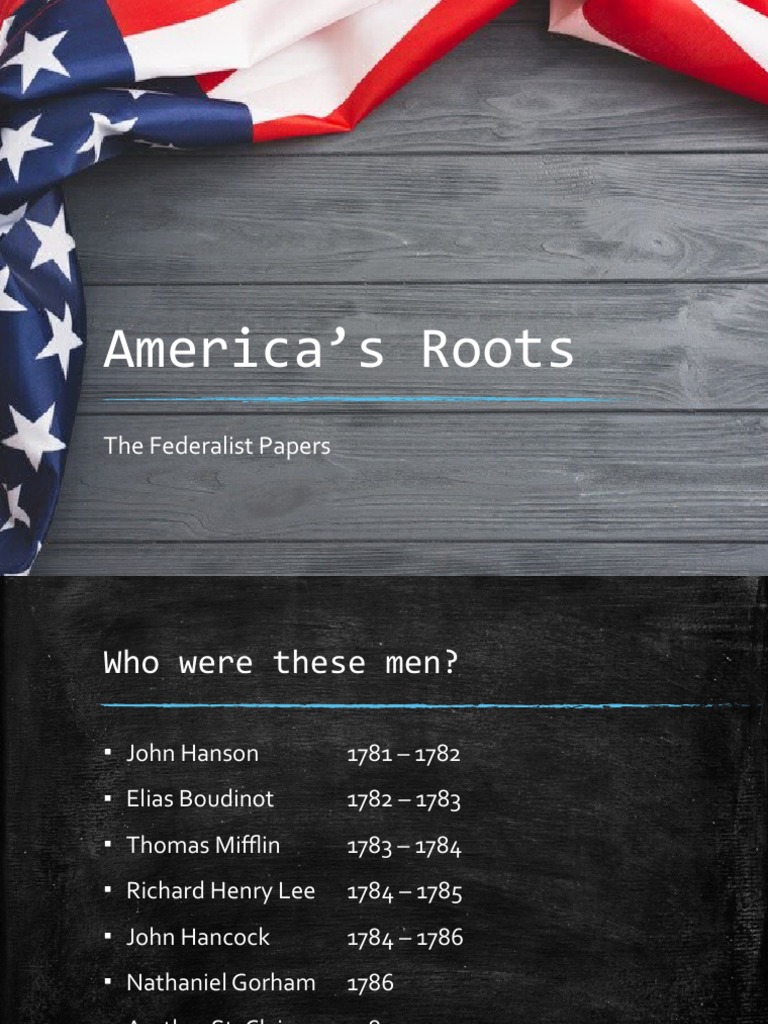 America's Roots: The Federalist Papers | PDF | The Federalist Papers ...