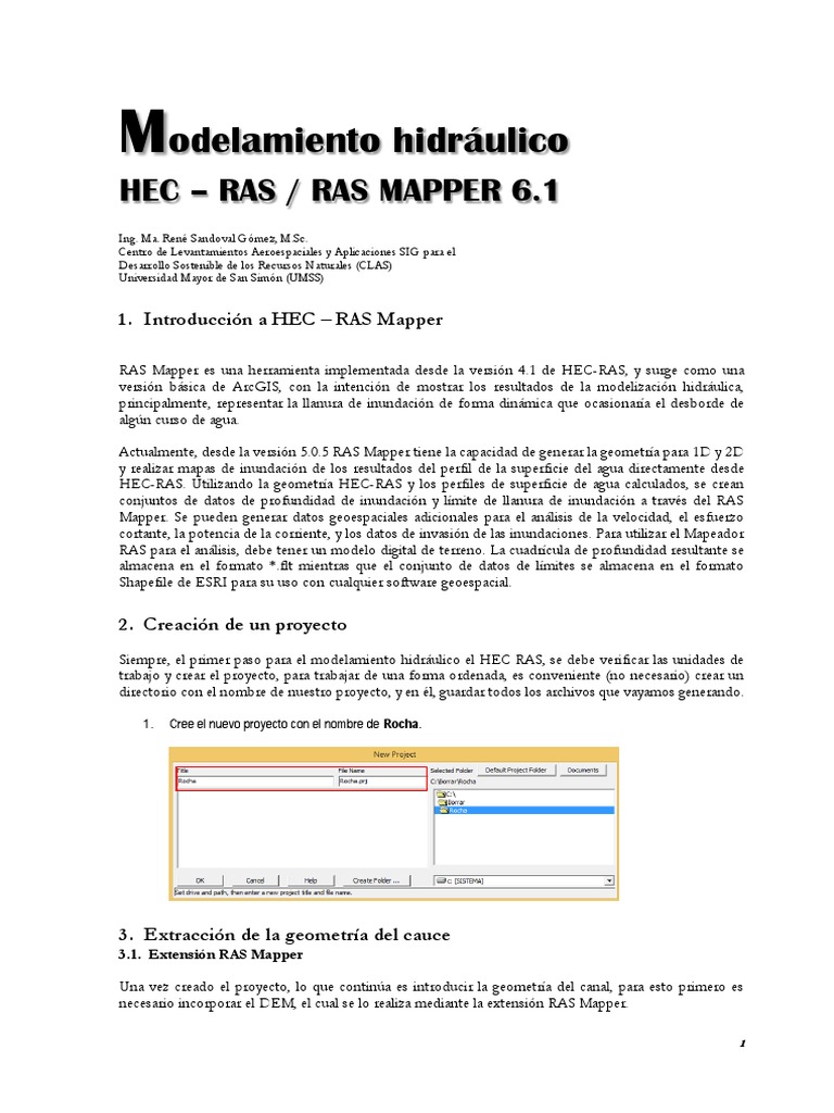 02 Guia - RAS Mapper 1D - 21 | PDF | Inundar | Río