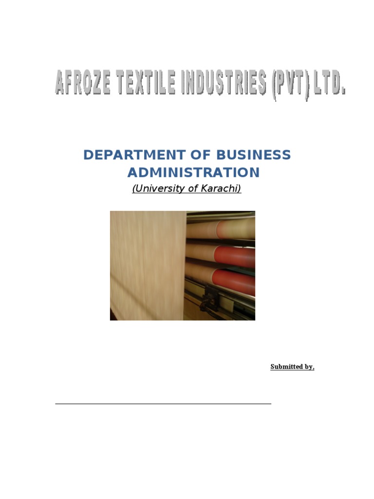 Afroze Textile POM | PDF | Boiler | Textiles