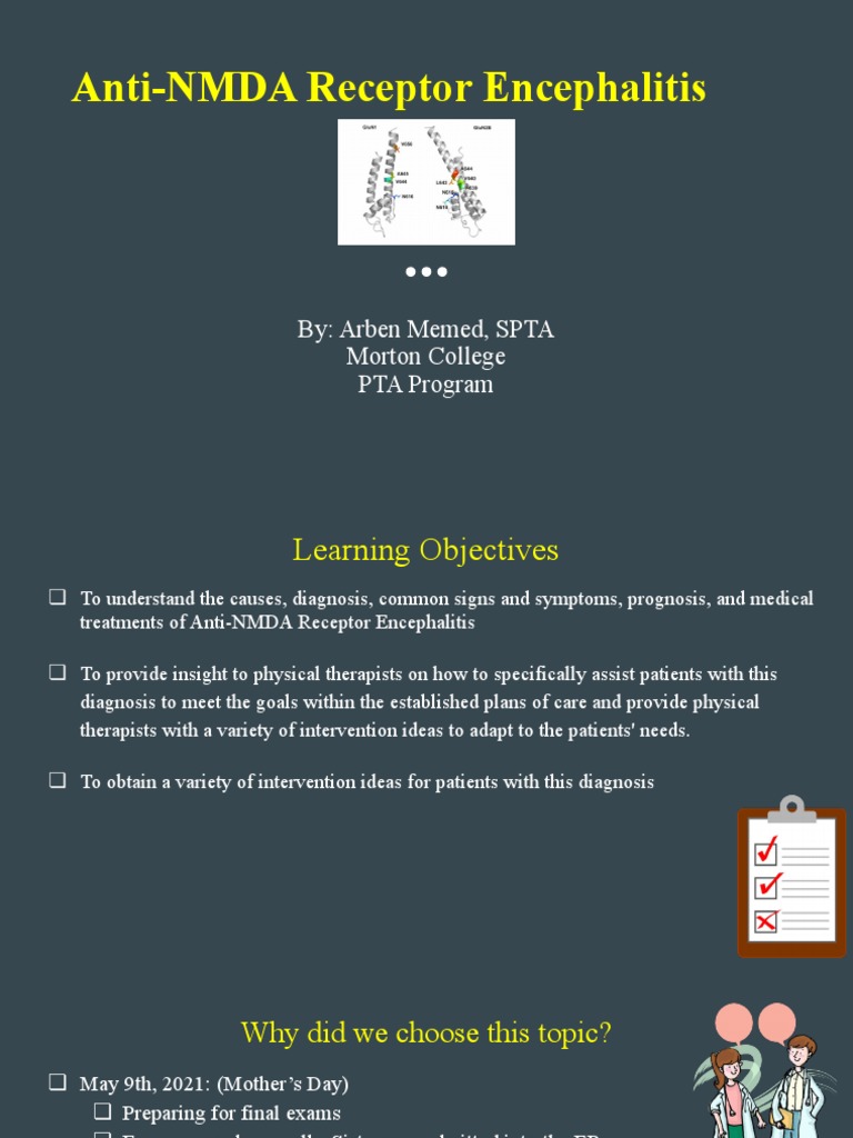 Anti-Nmda Receptor Encephalitis | PDF | Nervous System | Clinical Medicine