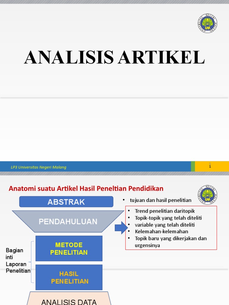 02 Analisis Artikel | PDF