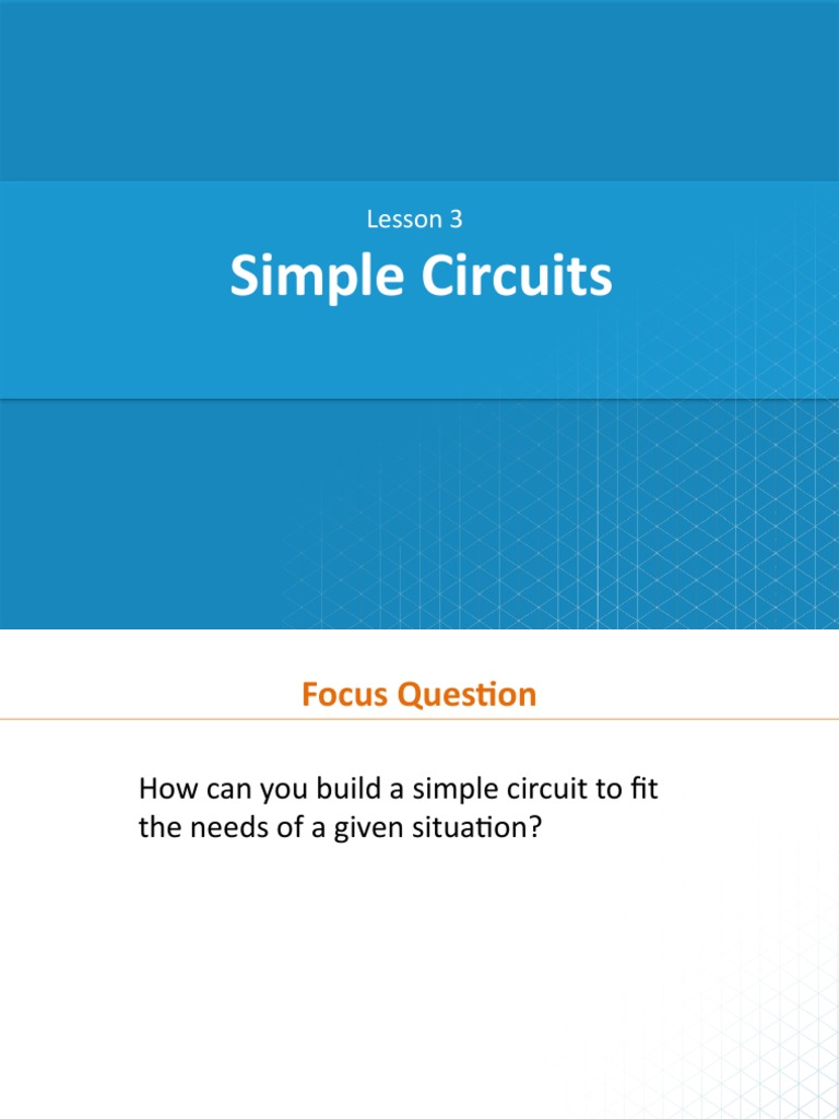 Building Simple Series Circuits | PDF | Series And Parallel Circuits ...