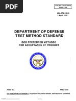 Military Standard | PDF | Sampling (Statistics) | Sample Size Determination