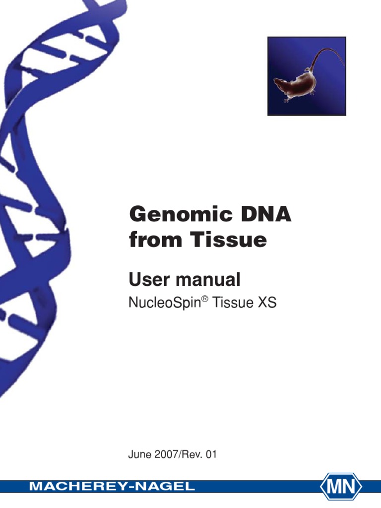 NucleoSpin Tissue XS-Manual | PDF | Polymerase Chain Reaction | Damages