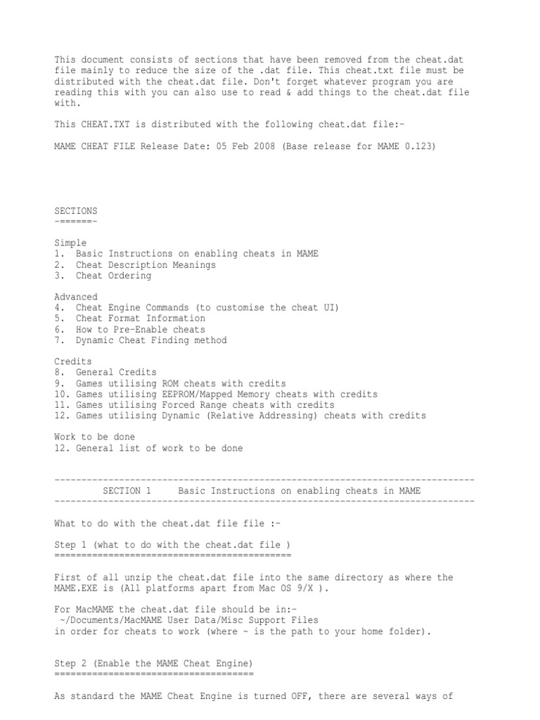 Cheat | PDF | File Format | Cheating In Video Games