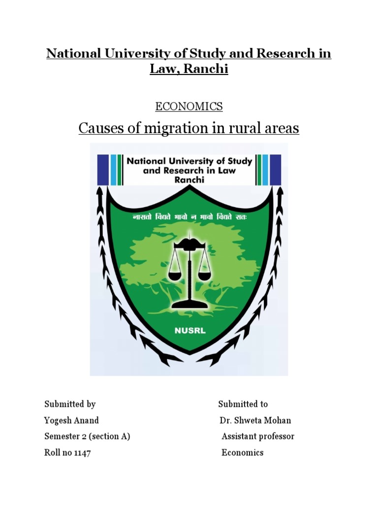 Analyzing the Causes and Consequences of Rural-to-Urban Migration in ...