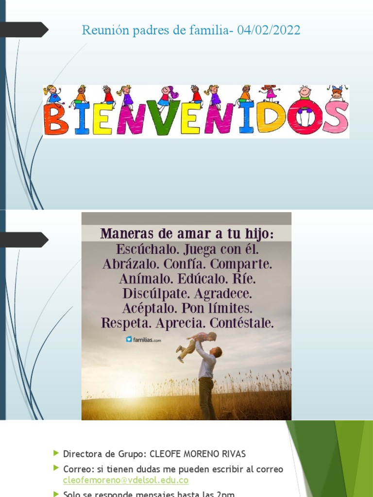 Reunion Padres de Familia | PDF | Estilo de vida