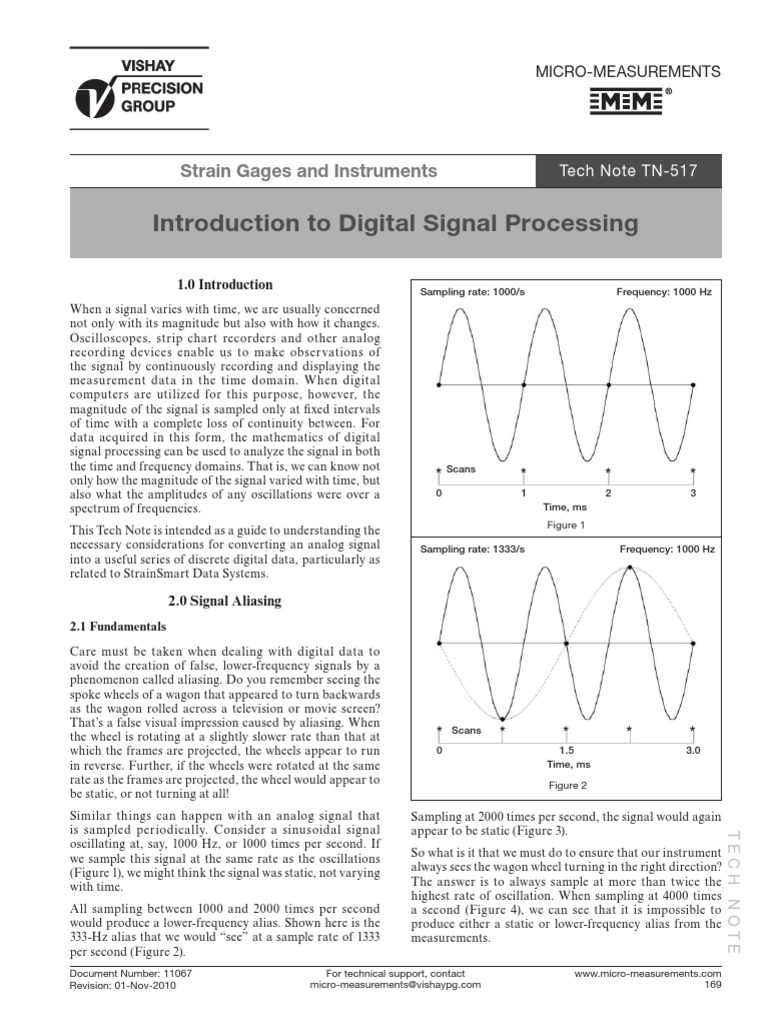 Understanding the Fundamentals of Digital Signal Processing and Anti-Aliasing Techniques | PDF ...