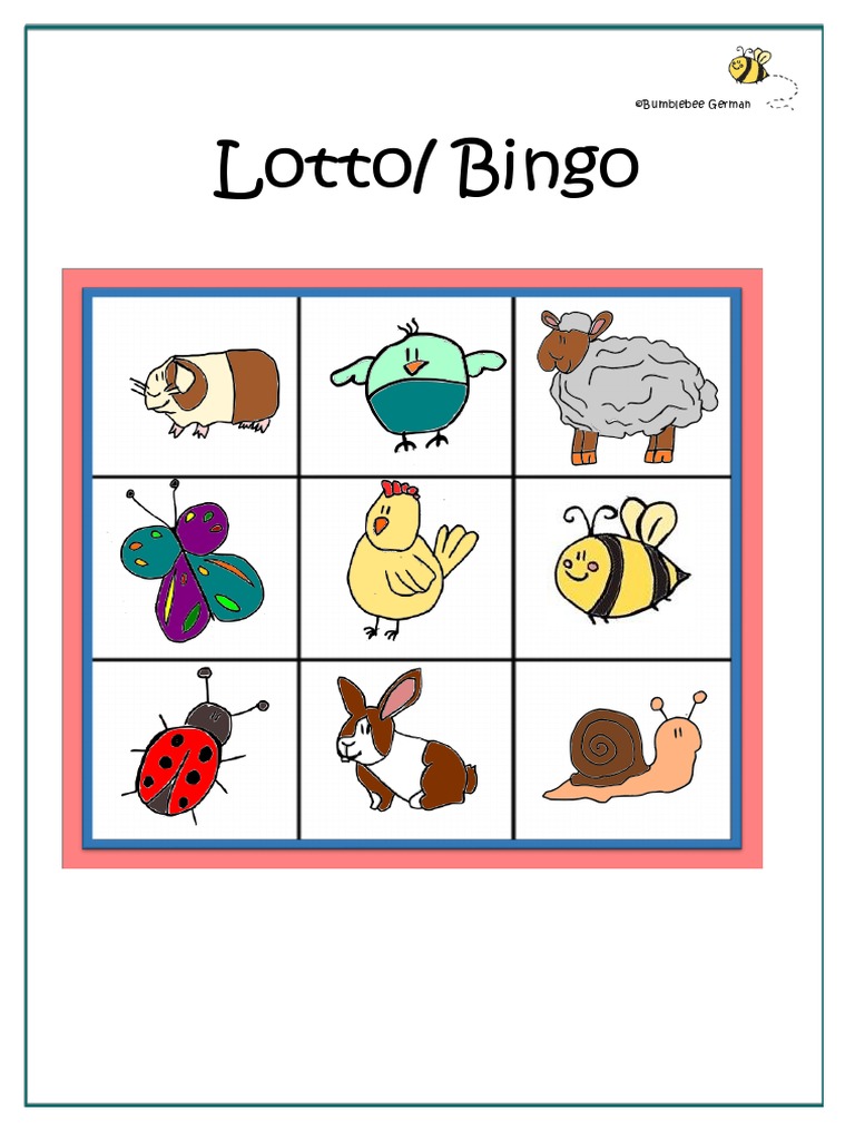 Animal Lotto | PDF