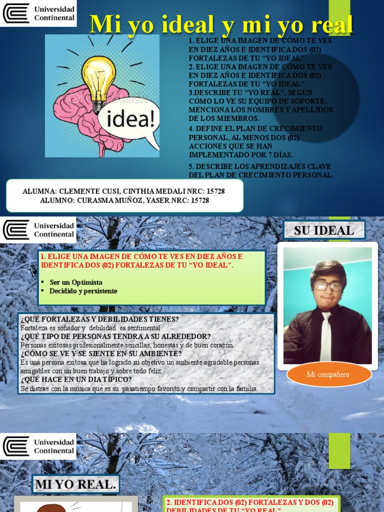 Mi Yo Real Mi Yo Ideal | PDF | Cognición