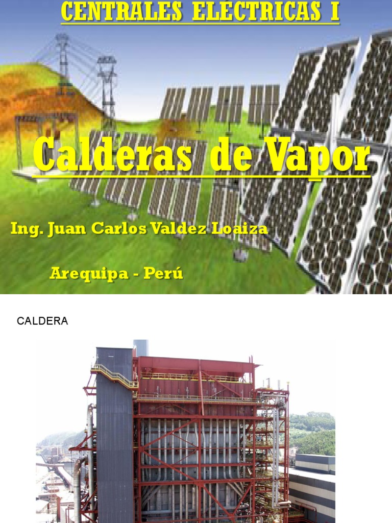 Calderas de Vapor en Centrales Térmicas UCSM | PDF | Vapor | Caldera