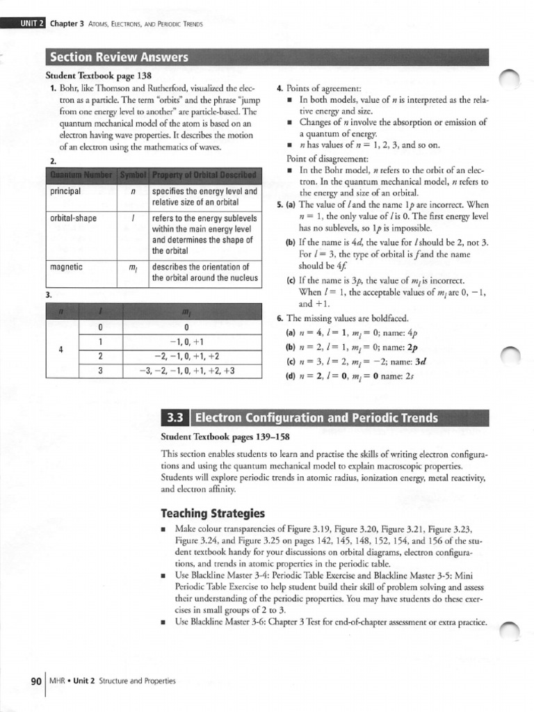 Section 3.2 Review Answers | PDF