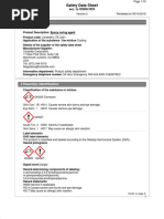 Epoxy Resin Safety Data Sheet | PDF | Toxicity | Dangerous Goods