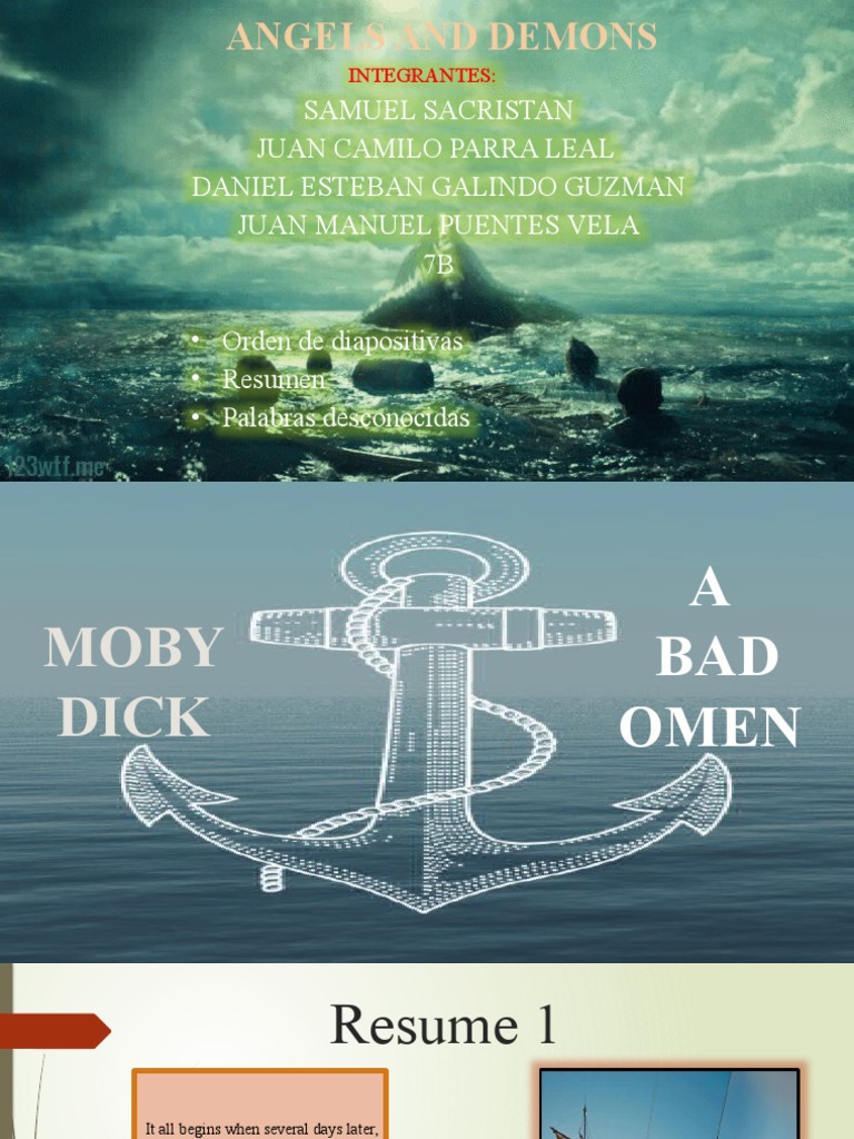 Angels and Demons | PDF | Moby Dick | Captain Ahab