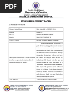 DepEd Format of A Project Proposal For Innovation in Schools | PDF ...