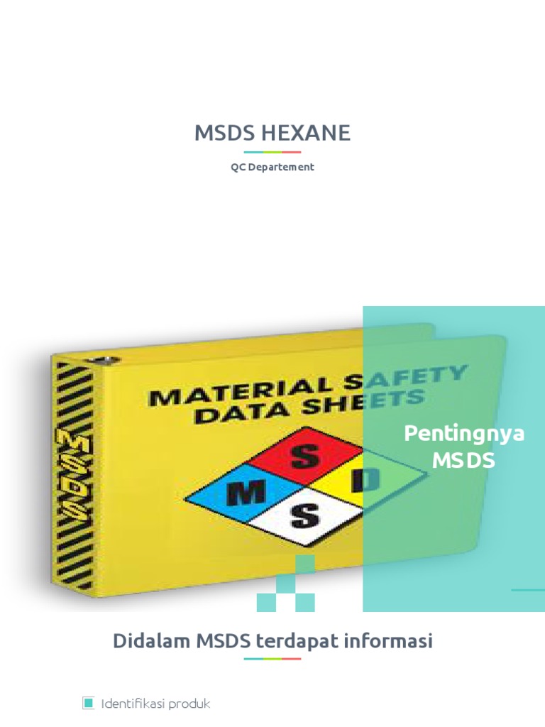 MSDS Hexane: Informasi Keselamatan dan Toksikologi | PDF