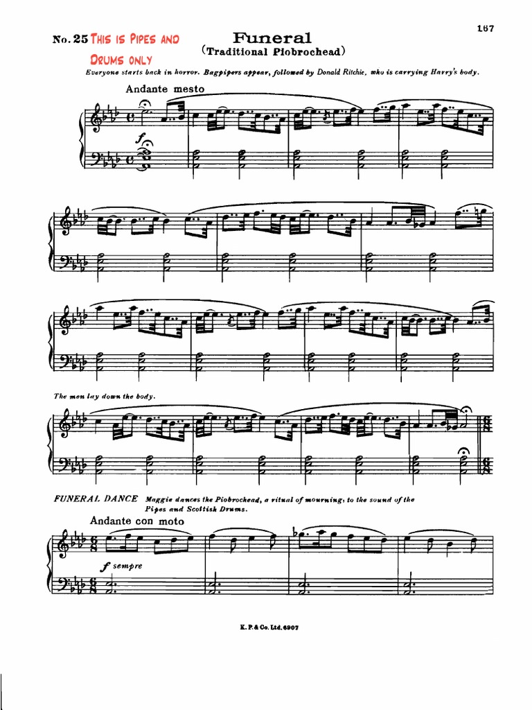 Brigadoon - Bagpipes (Full Score) | PDF