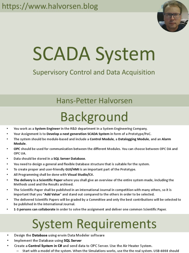 SCADA System: Supervisory Control and Data Acquisition | PDF | Scada | Programmable Logic Controller