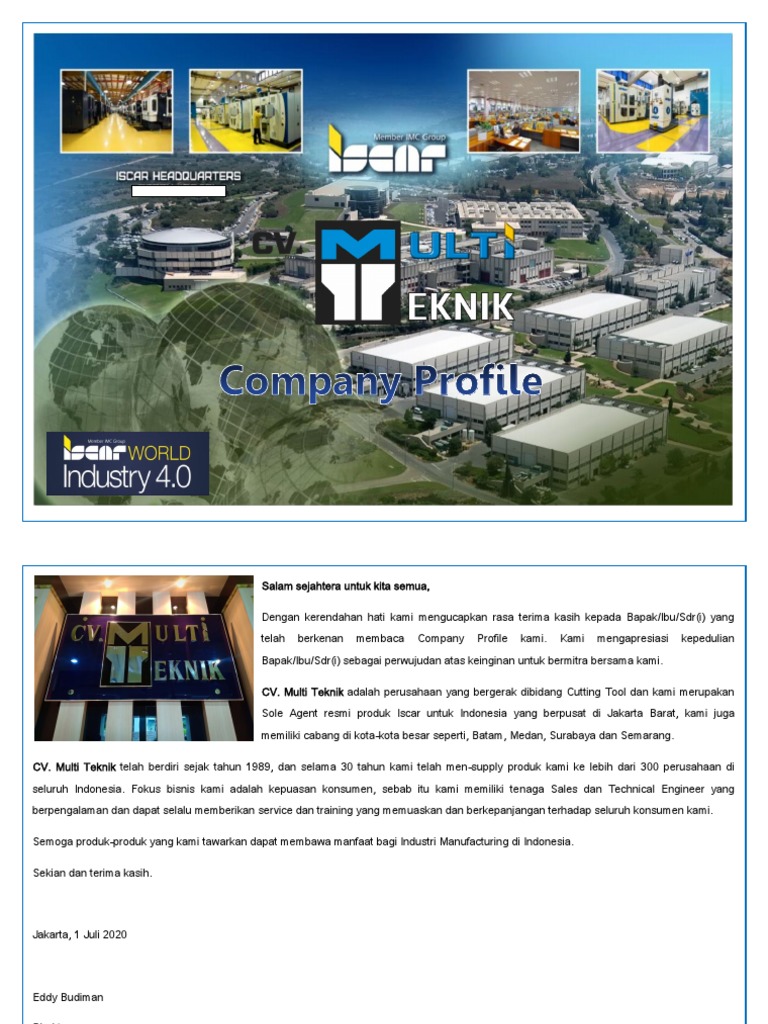 Company Profile CV. Multi Teknik 2020 | PDF