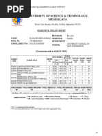 Provisional Academic Transcript: S.No. Course Credit Grade | PDF | Big ...