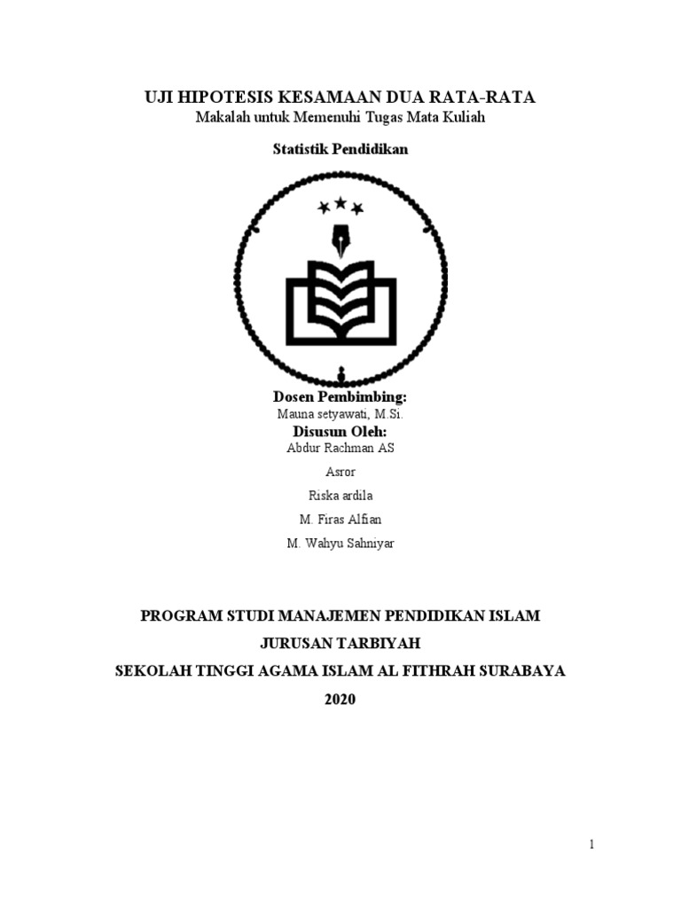 Makalah Uji Rata Rata Sampel Berpasangan | PDF