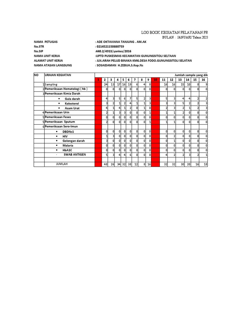 Book2 EXCEL BUKU HARIAN | PDF