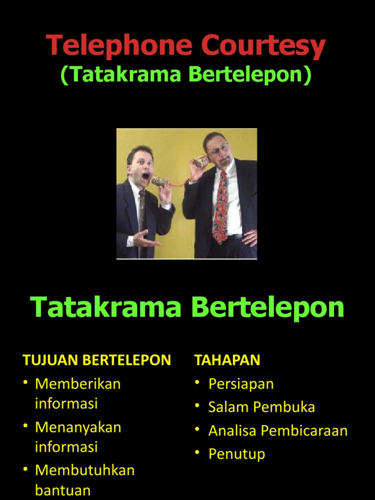 11 - Telephone Courtesy | PDF | Seni & Disiplin Bahasa