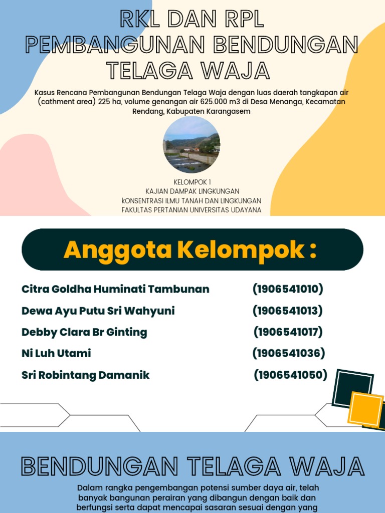 RKL Dan RPL Pembangunan Bendungan Telaga Waja | PDF | Sains & Matematika