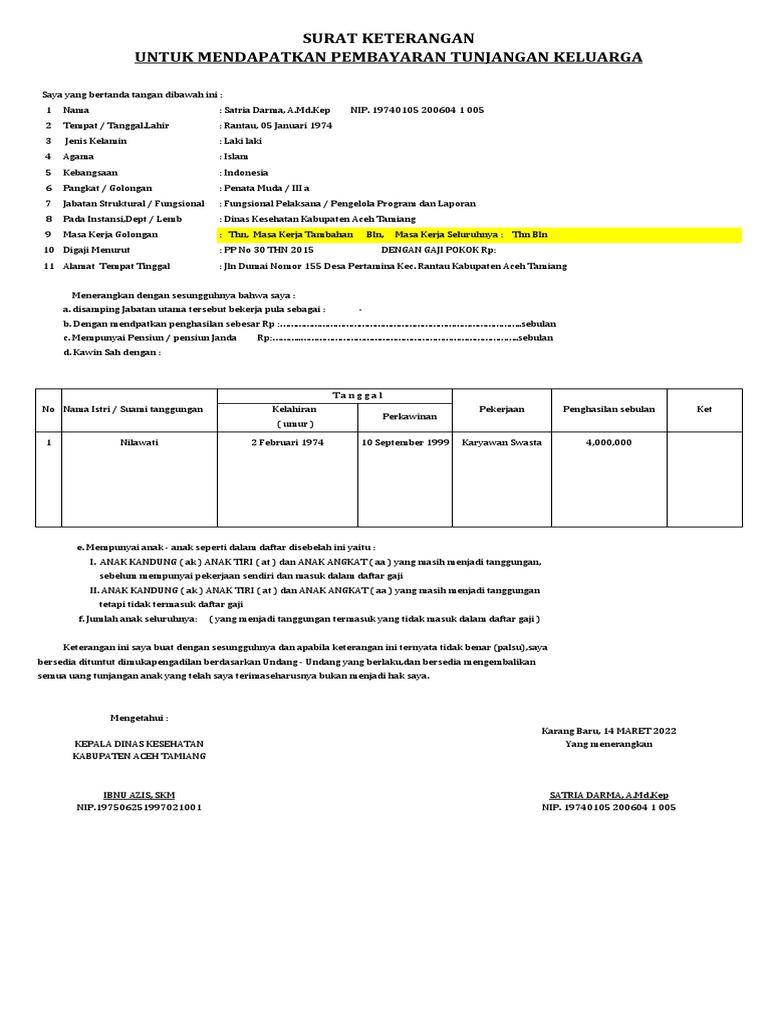 Blangko KP4 Kosong | PDF