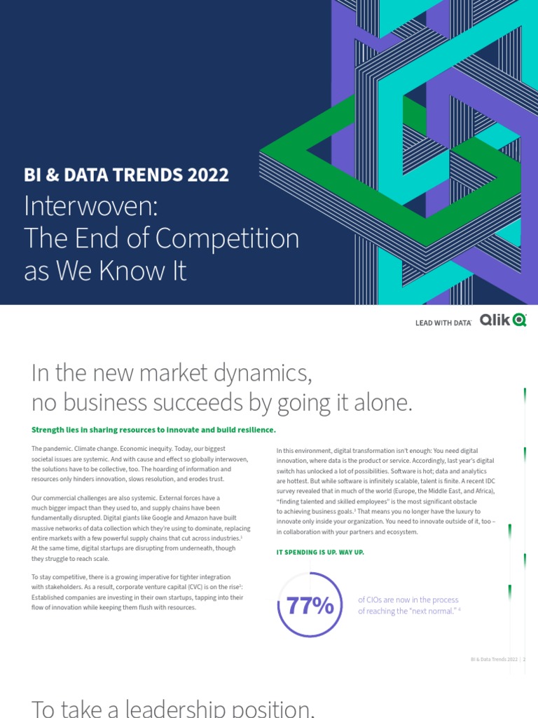 Bi & Data Trends 2022: Interwoven: The End of Competition As We Know It ...