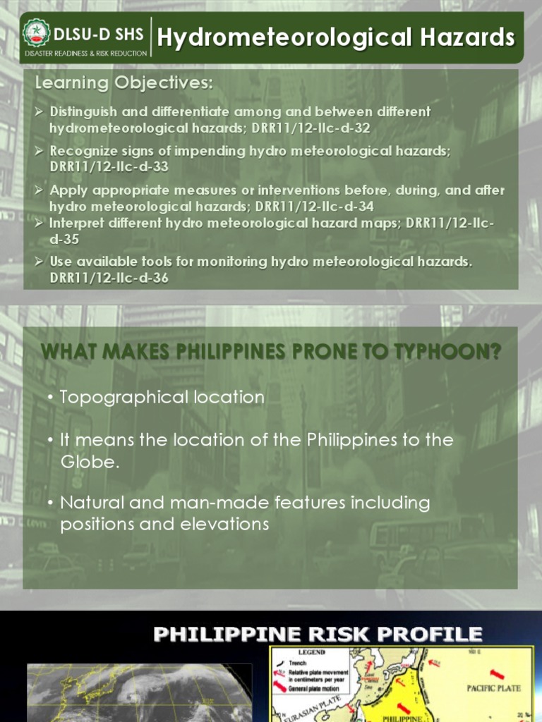 Hydrometeorological Hazards | PDF | Tropical Cyclones | Typhoon