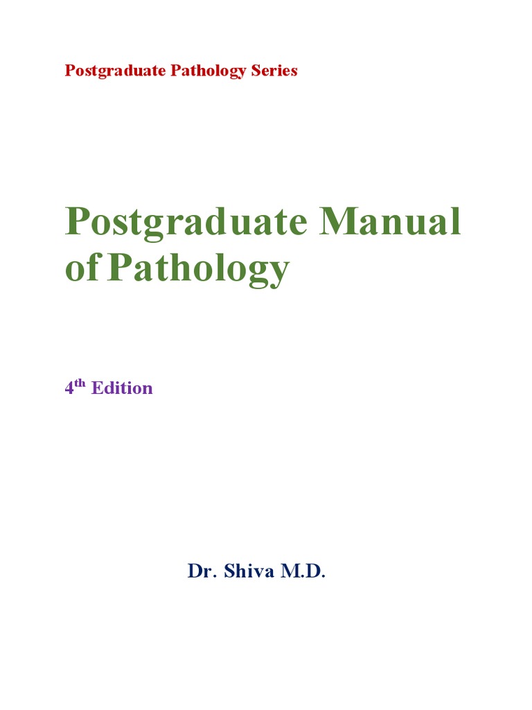 Postgraduate Manual of Pathology 4th Ed. 2021 | PDF | Inflammation ...