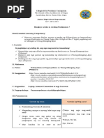 Detailed Lesson Plan - Aral Pan | PDF