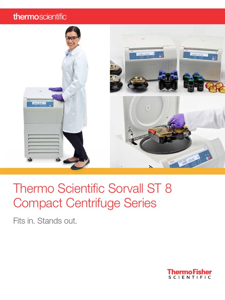 Thermo Scientific Sorvall ST 8 Compact Centrifuge Series: Fits In ...