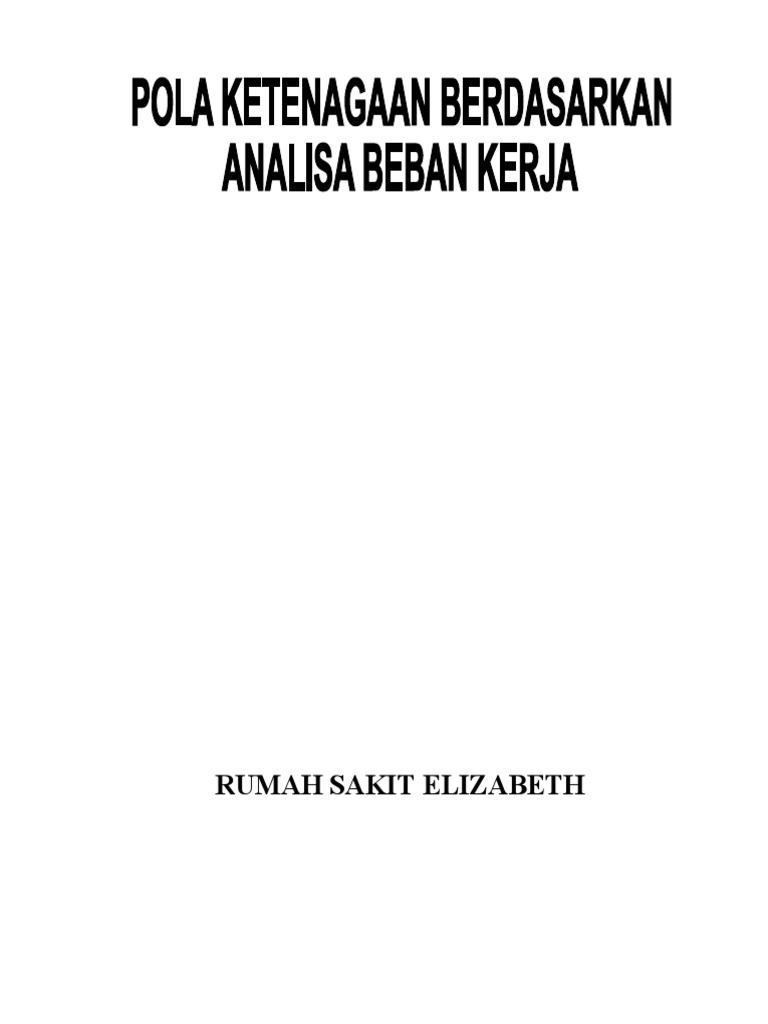 314446575-Pola-Ketenagaan (CONTOH MASTER) | PDF