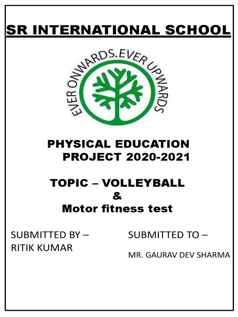 PHE Project PDF | PDF | Volleyball | Sports