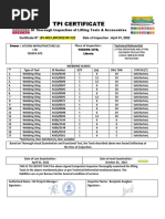 Wire Rope Test Certificate | PDF | Rope | Wire
