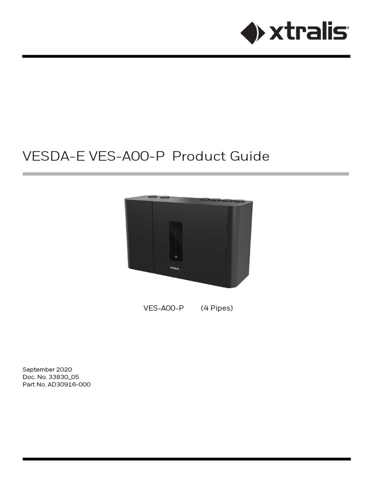 05 Vesda-E Ves-A00-p Product Guide A4 Ie Lores | PDF | Indemnity | Radio