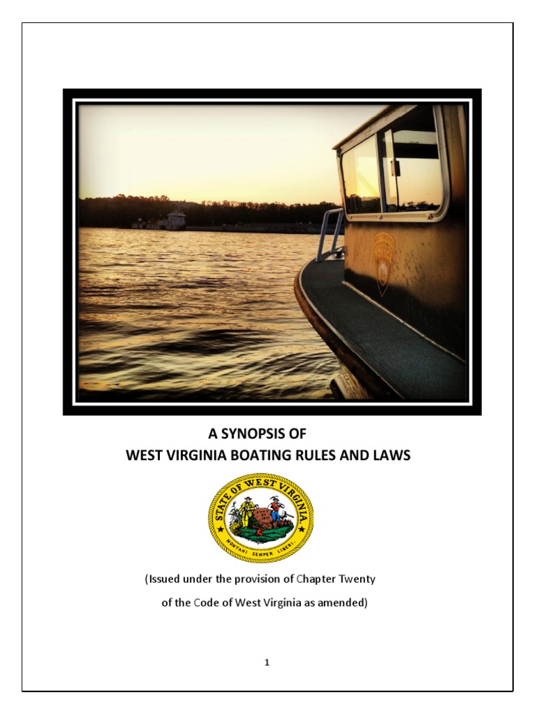 WV Boating Rules and Laws | PDF | Scuba Diving | Engines