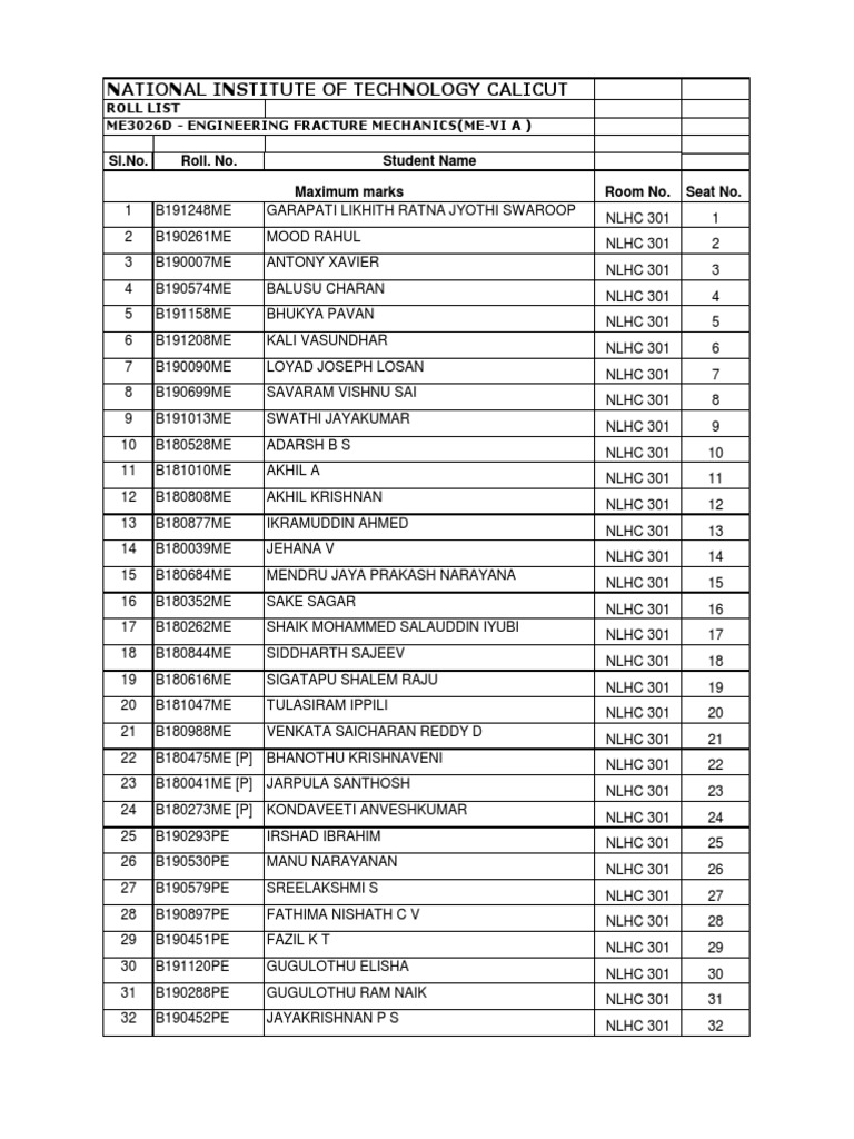 Seating Arrangement | PDF