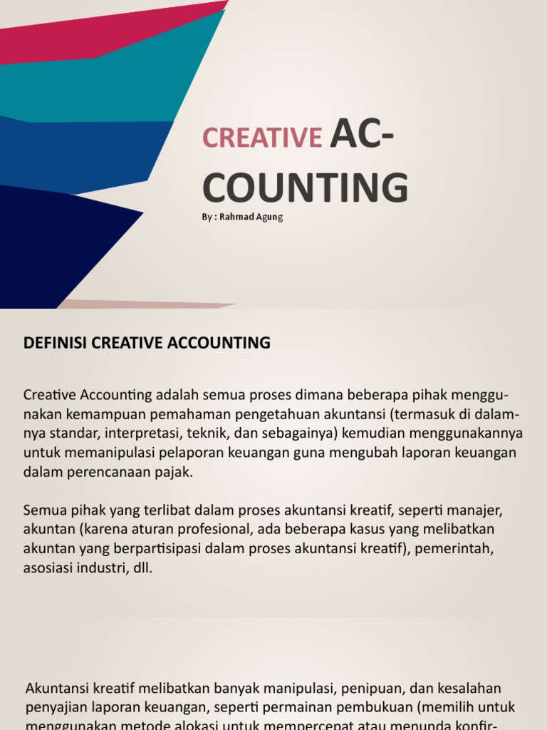 Creative Accounting | PDF