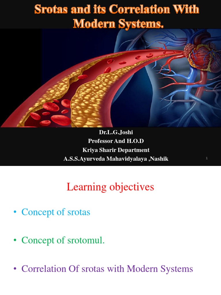 Correlating the Concepts of Srotas in Ayurveda and Modern Anatomy: An ...