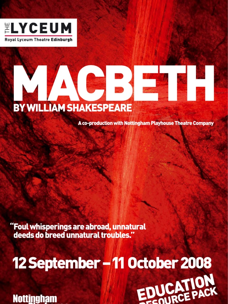 Macbeth Resource Pack | PDF | Macbeth