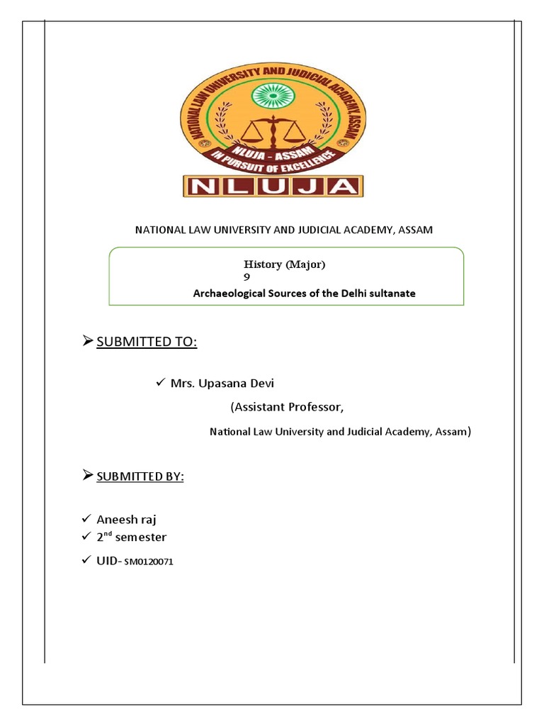 Archaeological Sources of the Delhi Sultanate: An Analysis of Coins ...