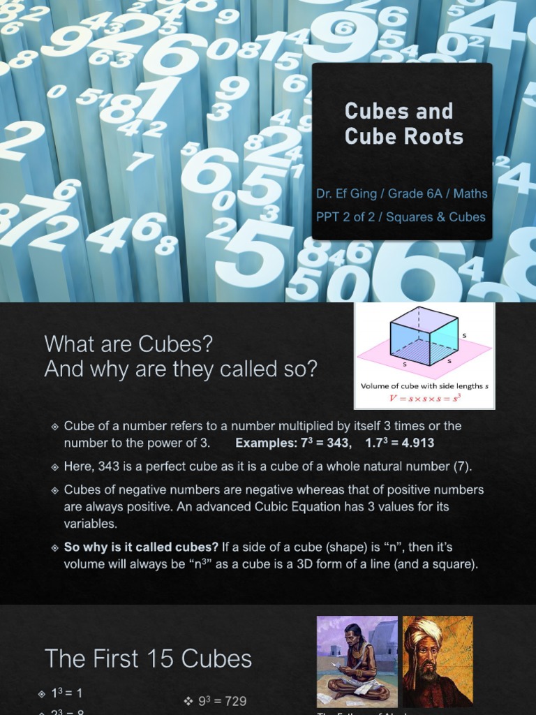 Understanding Cubes and Cube Roots | PDF | Religion & Spirituality
