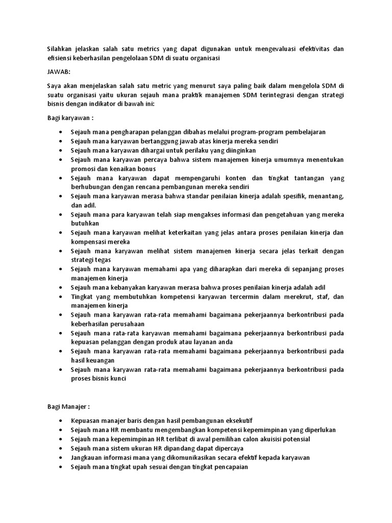 Diskusi 4 Audit SDM | PDF