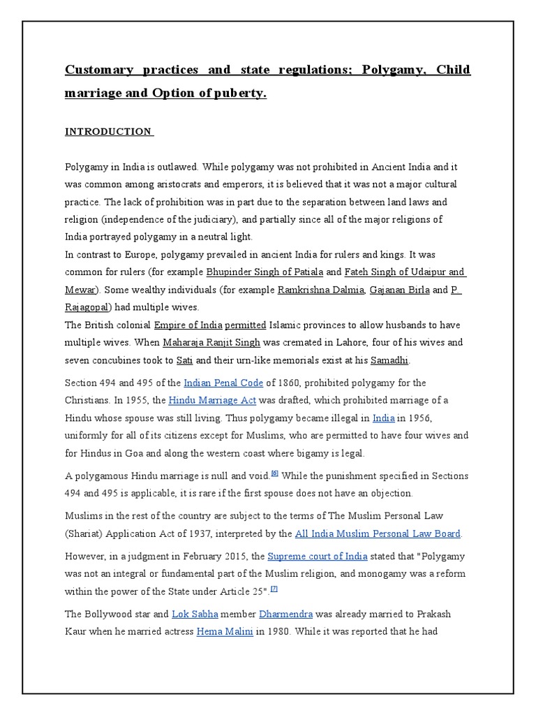 Customary Practices and State Regulations | PDF | Social Institutions ...