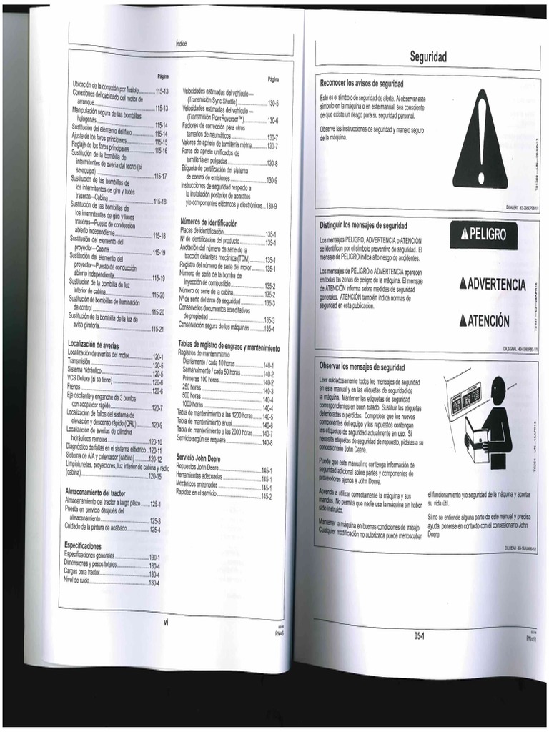 Manual Tractor John Deere Py02/db44 | PDF