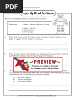 Volume Problem Solving for Students | PDF